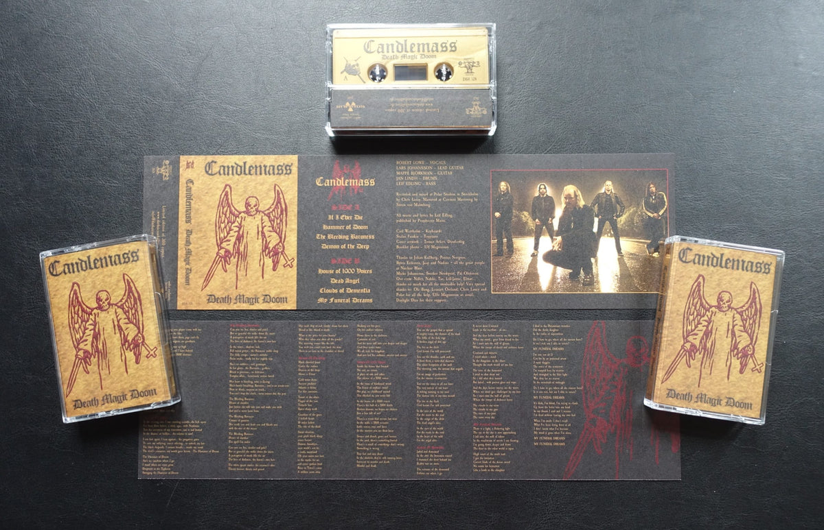 Candlemass - Death Magic Doom (Cassette) — Gore House Productions